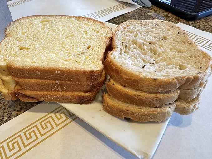 A bread lineup that would make any bakery blush. From golden challah to seeded rye, these loaves are ready for their close-up – and your taste buds.
