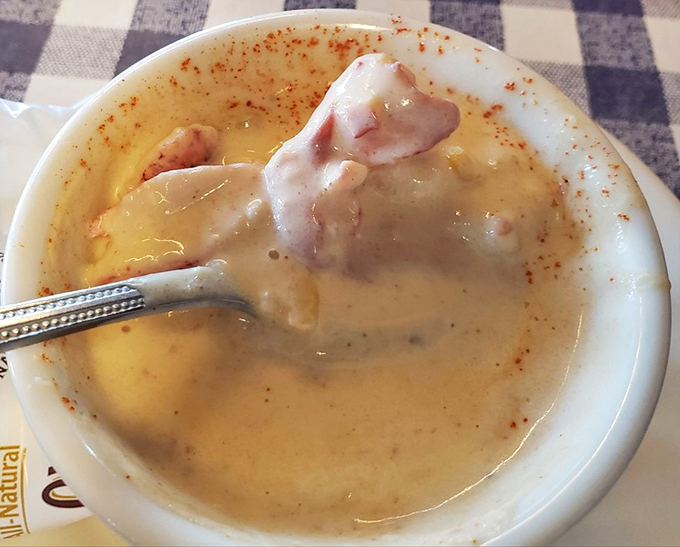 Spice meets the sea in this chowder that packs a punch. It's like Neptune and a chili pepper had a delicious dance-off in your bowl. Prepare for a flavor tsunami!