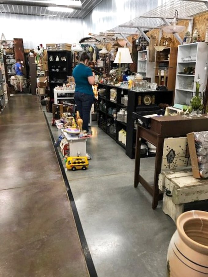 Treasure hunters in their natural habitat! Watch as they navigate the aisles with the focus of Indiana Jones and the excitement of kids in a candy store.