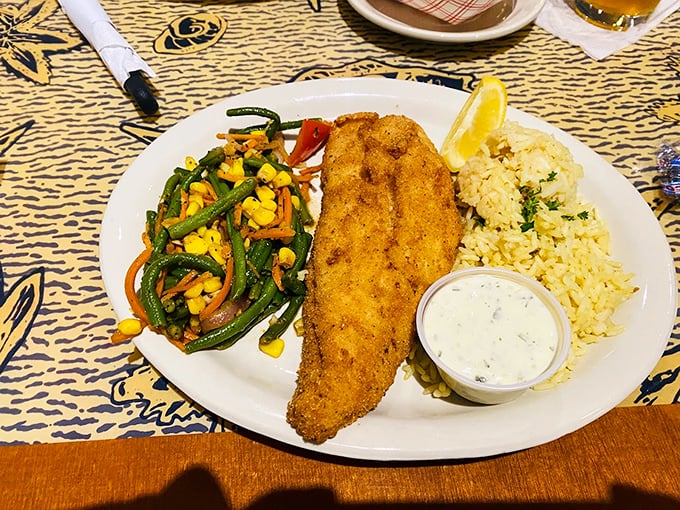 This walleye didn't just swim to your plate, it practically jumped! Crispy, golden, and ready for its close-up. 