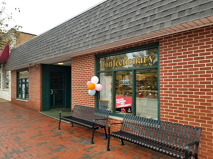 De Kalb Confectionary: "Go Huskies, go hunger! This brick-front beauty is serving up school spirit with a side of sweetness."