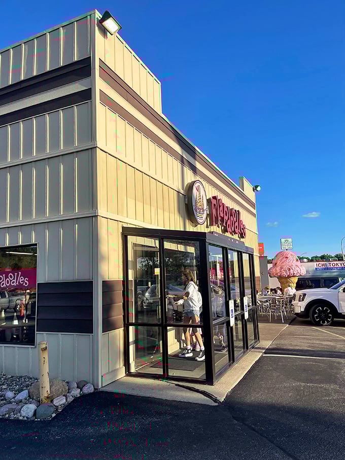 Dr. Seuss meets dairy delight! Flapdoodles' whimsical wonderland serves up scoops with names as fun as their flavors. Photo credit: Cristina Escobar Putnam