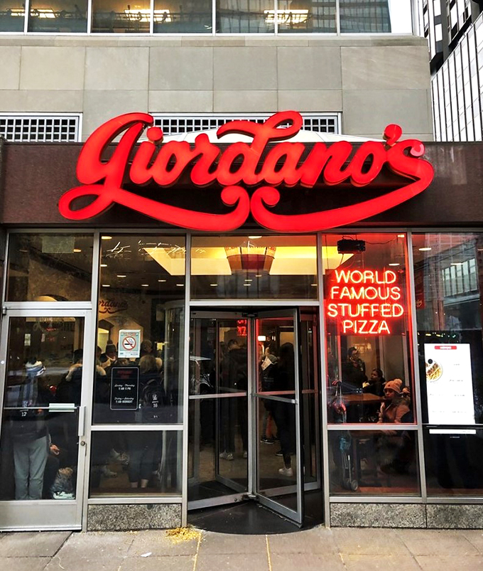 Deep dish dreams come true! This Chicago institution serves up slices so hefty, you might need a forklift to get them to your table.