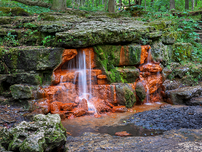 Limestone cliffs and bubbling springs: Mother Nature's spa day, minus the cucumber water and fluffy robes.
