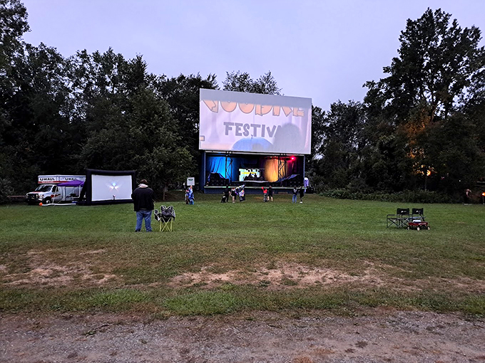 Tune in for a blast from the past! The Hi-Way's single screen has been beaming blockbusters since Eisenhower was in office. Photo credit: Adam Millard