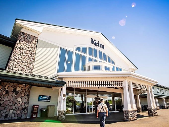 Keim Lumber: Where Paul Bunyan meets Frank Lloyd Wright. This place is so grand, you'll want to build a house just to shop here again.