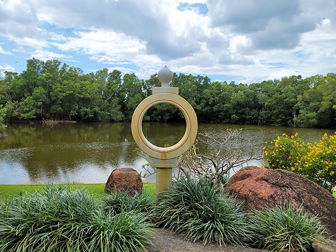 Zen and the art of garden maintenance. This rock garden's raking in the oohs and aahs!
