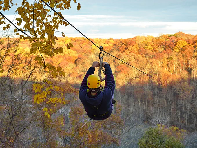 Swing into action! This giant pendulum ride is what happens when playground dreams meet adult-sized courage.