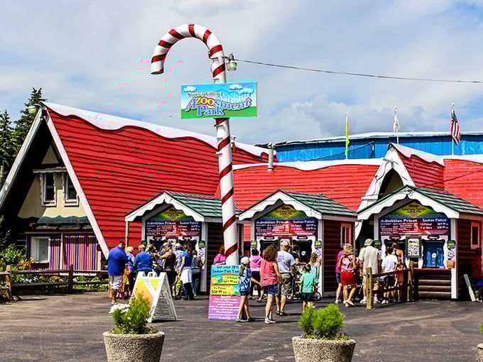 Ho ho whoa! Santa's Village is a yuletide playground where Christmas cheer meets summer fun. No reindeer-flying license required!