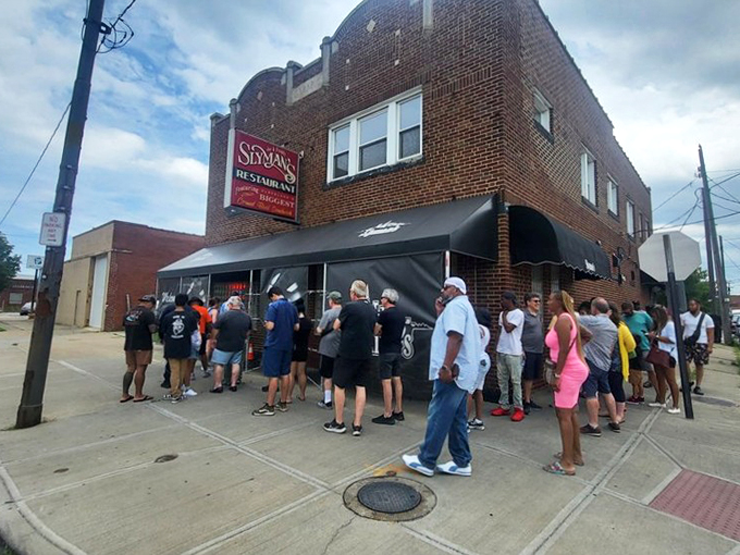 Corned beef skyscrapers between two brave slices of rye! It's where sandwiches go to bulk up and live out their dreams.