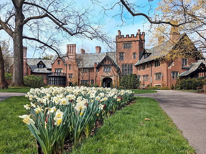 Tudor time machine with a green thumb. From English charm to Japanese zen, it's a horticultural world tour in your backyard.