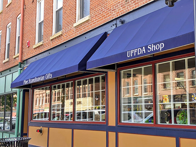 Uff da! This shop is Scandinavian kitsch heaven. It's like your Norwegian grandma's attic exploded, in the best possible way.