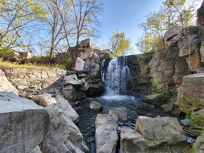 Sacred waters, stunning views! Winnewissa Falls isn't just eye candy &ndash; it's a spiritual experience with a killer backdrop.