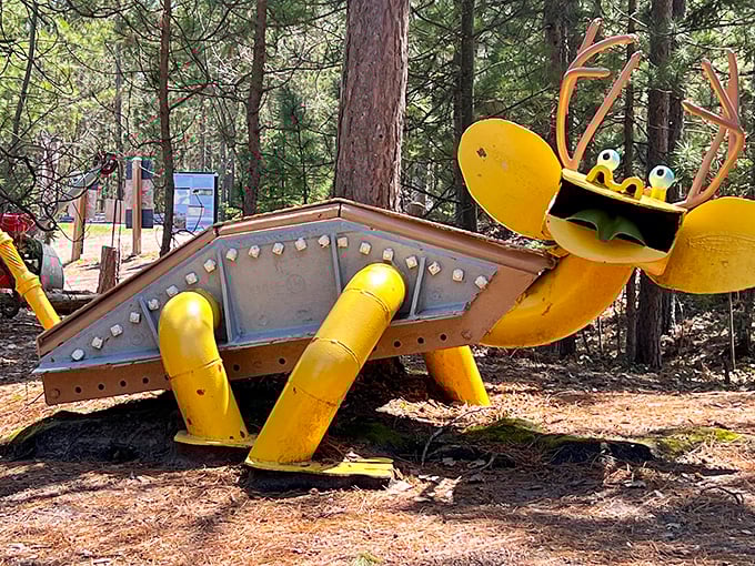 "Who needs stuffy art galleries when you've got Lakenenland? Here, creativity runs wild and the sculptures have a sense of humor." Photo credit: Scott Henderson