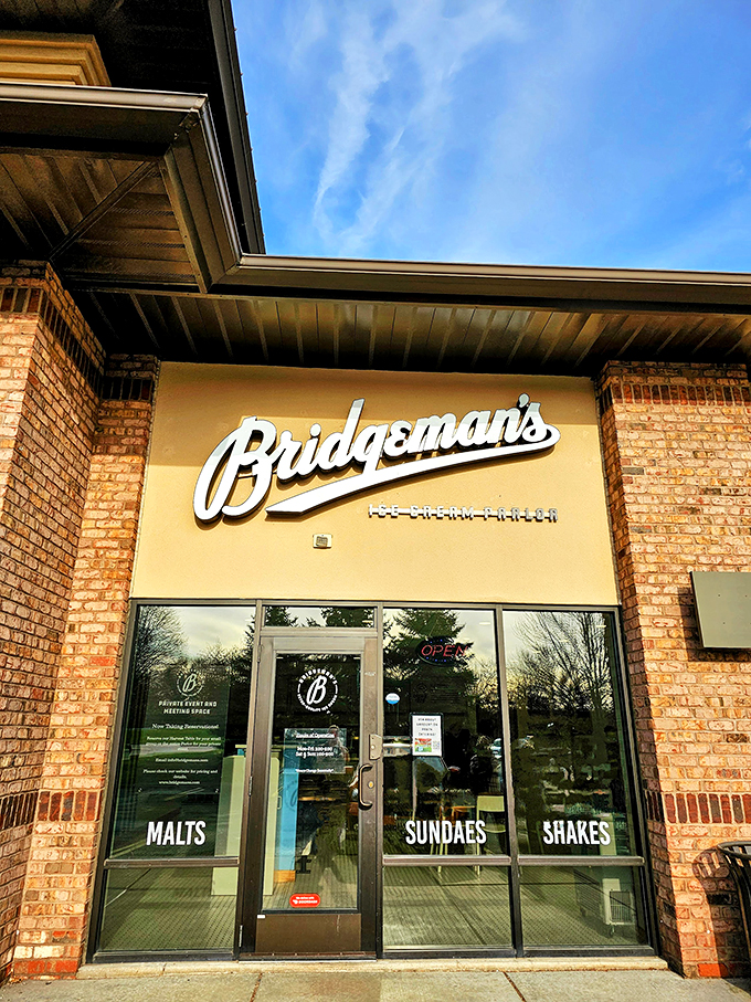 Bridgeman's: Where calories don't count and memories are made. This retro paradise serves up nostalgia in every sundae. Photo credit: Brian Rector