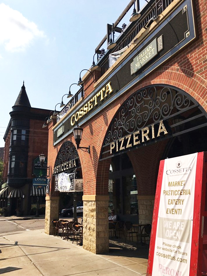 Cossetta's grand facade isn't just for show. Inside, a world of Italian delights awaits &ndash; no passport required!