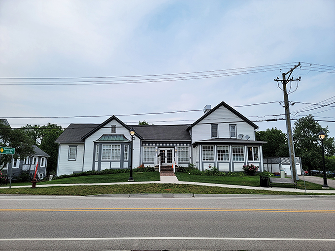 This charming white house isn't just a restaurant; it's a portal to Italy, no frequent flyer miles required!