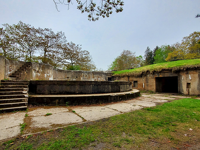 Concrete, cannons, and killer views! Fort Baldwin stands guard over the Kennebec, a silent sentinel with the best seat in the house.