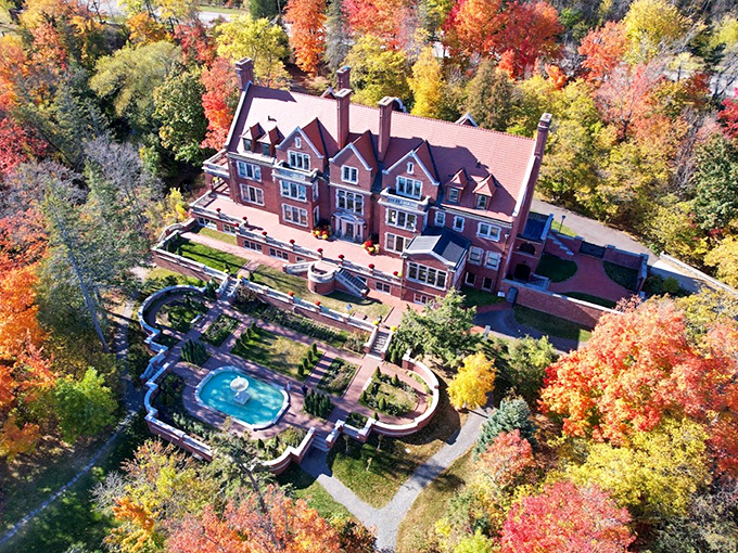 Where the elite meet to... well, you'll have to visit to find out! This lakeside manor holds secrets behind its grand facade.