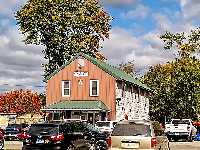 Population: 2, Flavor: Infinite. This quaint spot serves up hospitality with a side of nostalgia. No actual moonshine required!