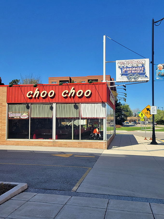 Forget Thomas the Tank Engine, this is the little restaurant that could. Serving up joy on a miniature train track since forever.