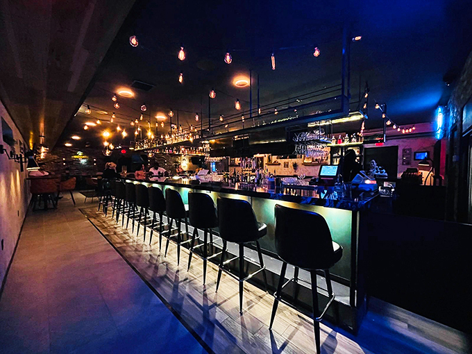 Pull up a stool at The Nugget's bar. Each scratch tells a story, and if you listen closely, you might hear whispers of Tucson's colorful past.