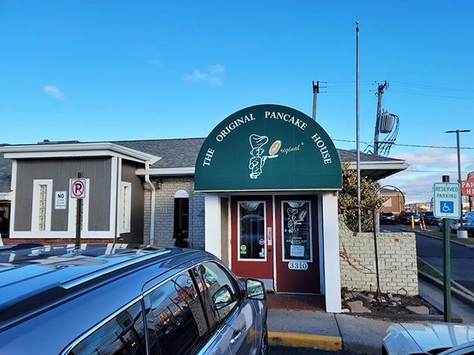 Syrup dreams are made of this. The Original Pancake House's green awning is like a beacon of hope for hungry souls everywhere.