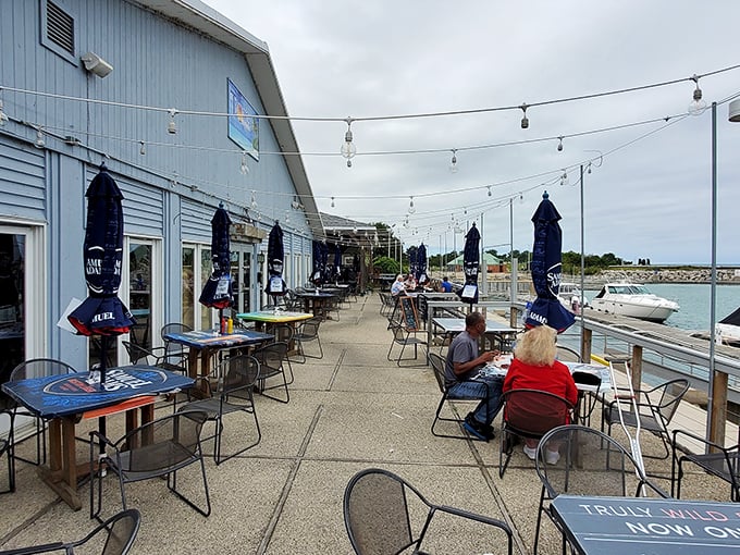 Lake Michigan or the Caribbean? At The Tropics, your taste buds might get confused in the best possible way. Photo credit: Nick