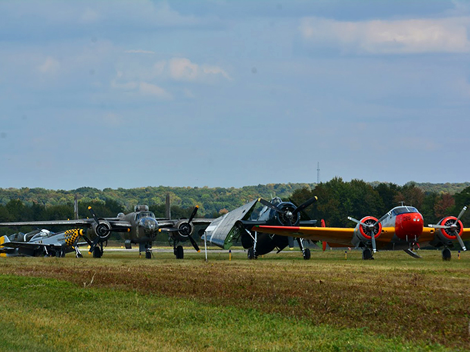From propellers to jet engines, this outdoor gallery showcases the evolution of aerial combat. It's "Top Gun" meets "Antiques Roadshow"!
