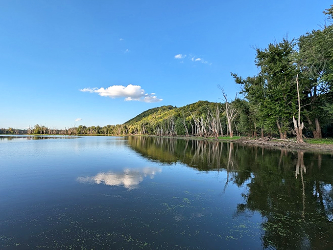 Two mighty rivers meet in a spectacular confluence. It's like watching a slow-motion, geological fist bump.