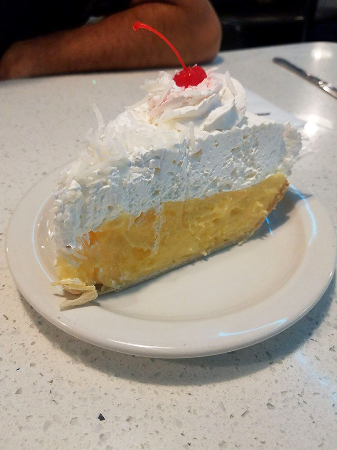 Cloud nine? Nah, this is cloud ten! Coconut cream pie so light and fluffy, it might float right off your plate.
