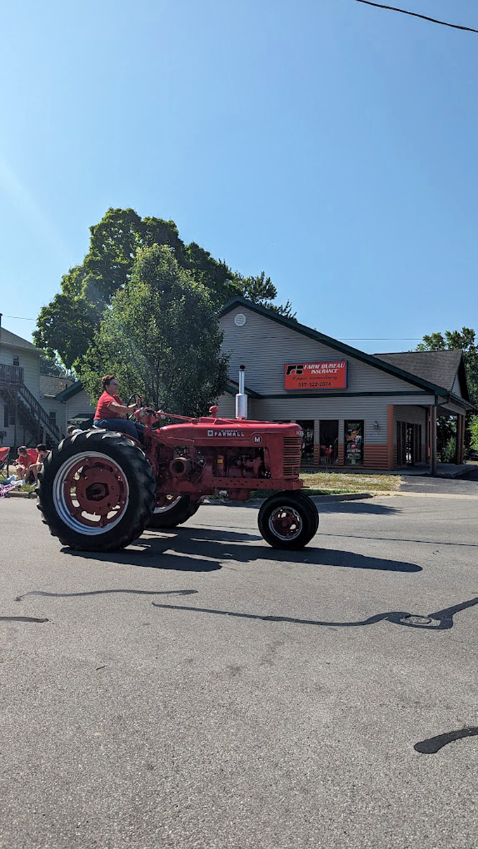 Who needs a DeLorean when you've got a tractor? This ride's taking us back to simpler times, no flux capacitor required.