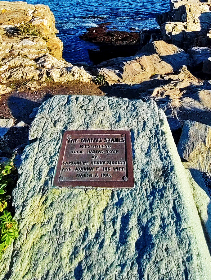 "The Giant's Stairs" - where geology meets mythology. These rocks have more layers than your grandma's lasagna, and probably just as many stories to tell.