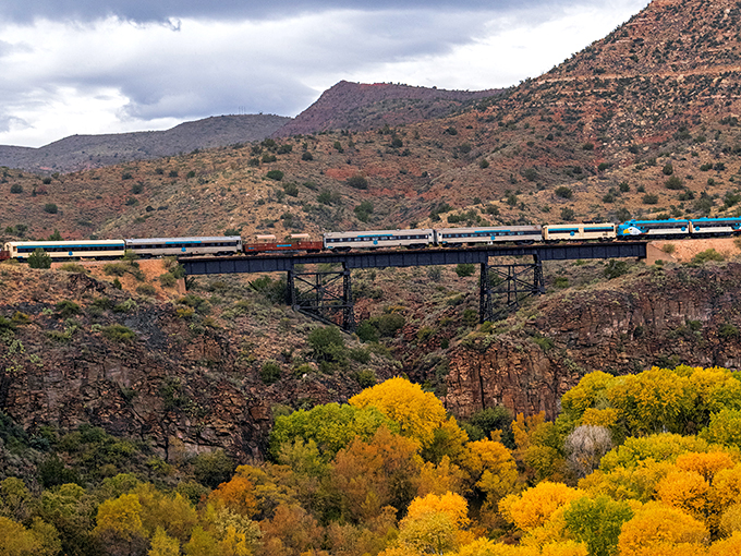 Bridge over troubled... rocks? This engineering marvel proves that sometimes the journey really is as spectacular as the destination.