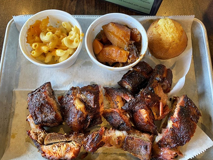 These rib tips aren't just smoked, they're transformed into bite-sized pieces of BBQ heaven with a perfect char.