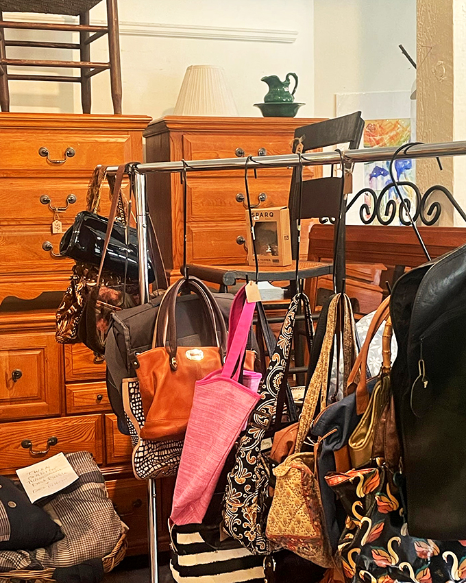 Bag lady chic or vintage vogue? This colorful collection proves one person's cast-off is another's fashion statement waiting to happen.