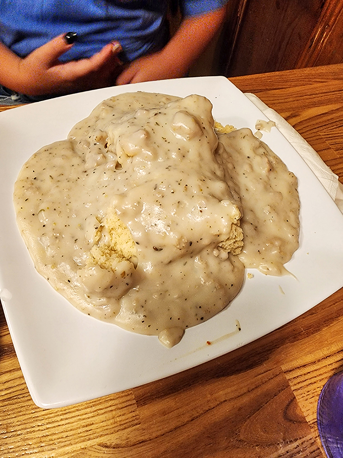 Biscuits and gravy: The breakfast of champions and anyone who's ever wanted to hug their plate. Pure, peppery comfort on a dish.