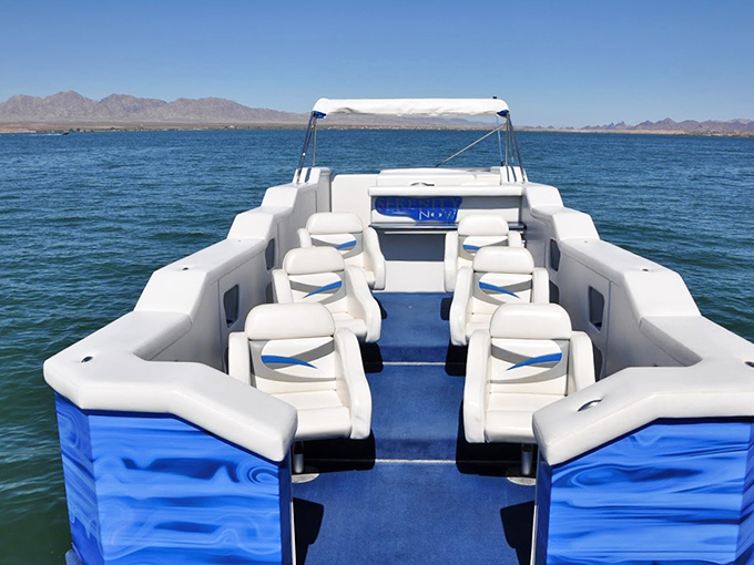Welcome to your floating living room! These comfy cruisers make sightseeing feel like a day in your favorite recliner.