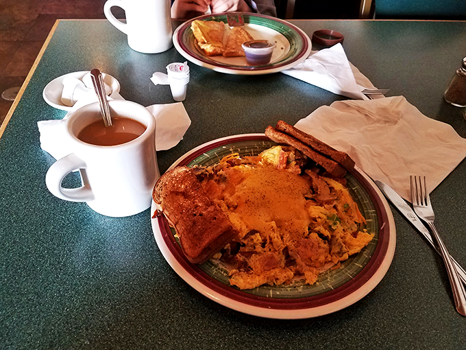 Eggs, toast, and a mug of liquid motivation &ndash; the holy trinity of a proper Vermont morning.