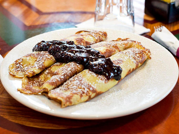Crepe expectations! These thin pancakes are dressed to impress, proving that sometimes the best things in life are flat.