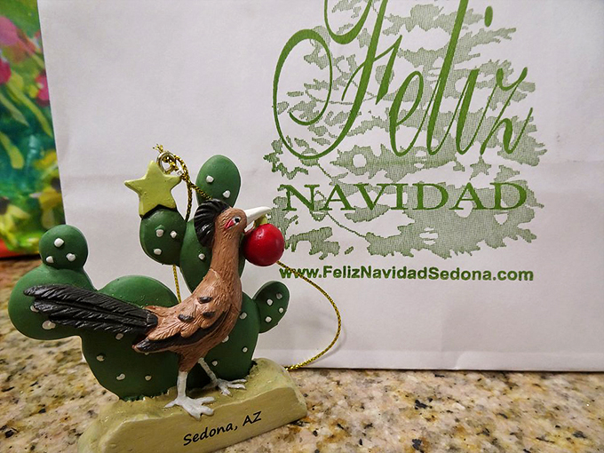 Forget the partridge in a pear tree. Here, it's all about the roadrunner in a saguaro! Southwestern ornaments add local spice to holiday traditions.