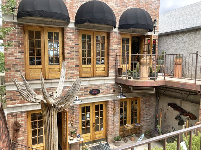 Where every storefront tells a story, and every awning shades a secret. It's like Mayberry, but with more ghosts.