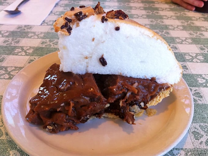 Holy cocoa, Batman! This German Chocolate Pie looks like it could solve world peace, one decadent slice at a time. Photo credit: Derek R.