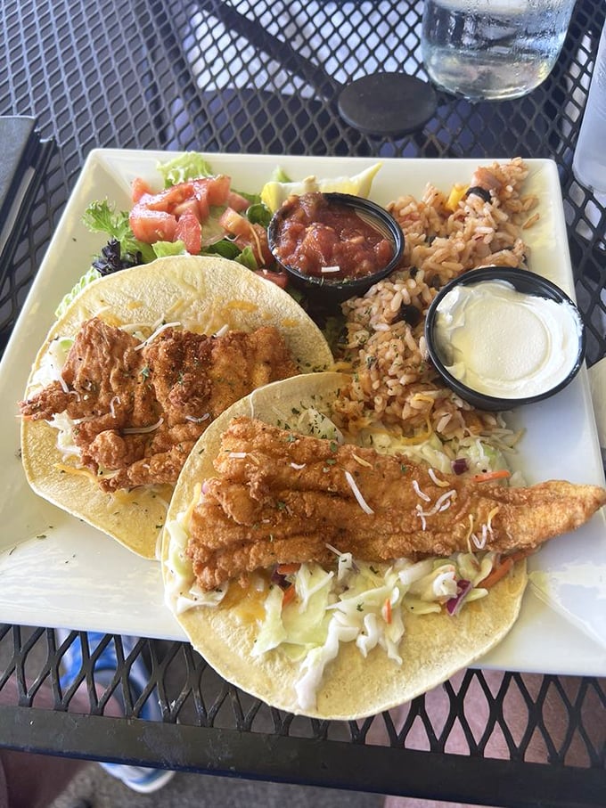 Fish tacos that make Taco Tuesday feel like a coastal celebration. That slaw adds the perfect crunch to perfectly seasoned haddock. Photo credit: Mark W. S.