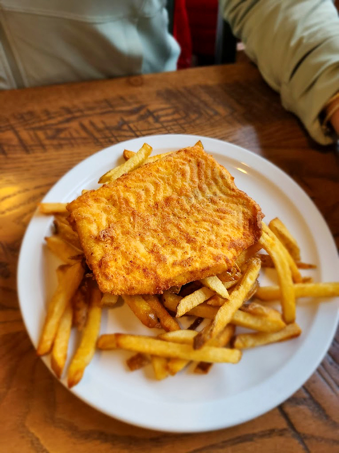 Golden-crusted perfection meets fork-tender fish - this haddock makes other fried fish look like they're not even trying.