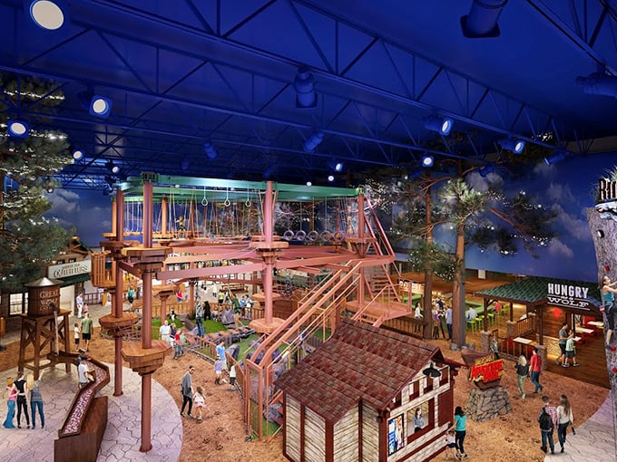Indiana Jones meets Splash Mountain in this adventure playground. Who knew tree houses could be so... indoorsy? Photo credit: Great Wolf Lodge Water Park | Arizona