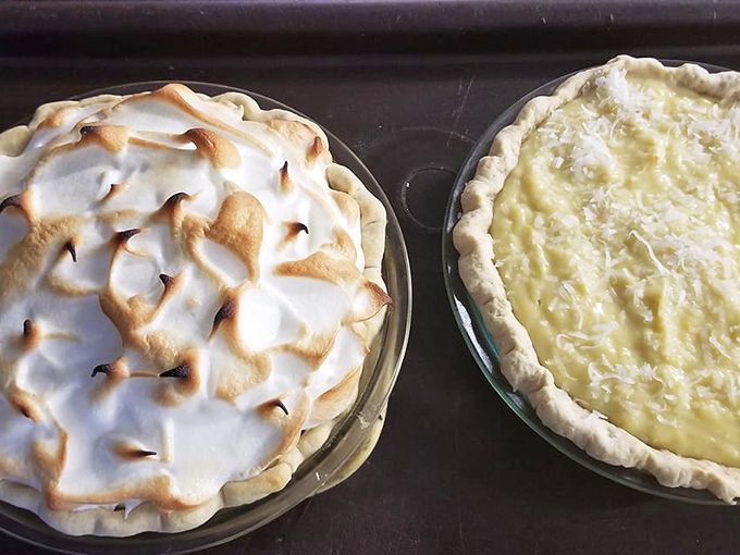 Pie paradise alert! These cloud-topped beauties are what sweet dreams are made of. Lemon for zest, coconut for tropical flair &ndash; why choose?