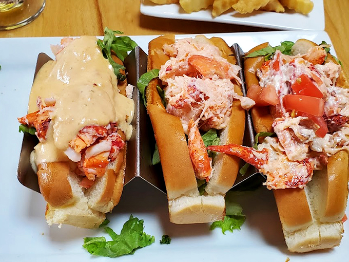 The holy trinity of lobster rolls: classic mayo, warm butter, and a creative twist &ndash; each one a different take on Maine's signature sandwich.