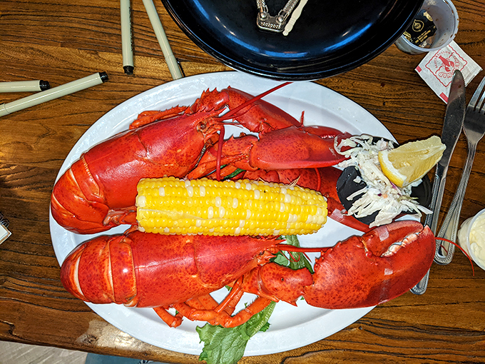 This bright red beauty, accompanied by sweet corn and slaw, is Maine's version of a royal feast.