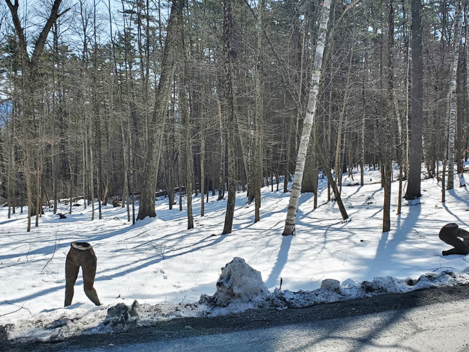 Legs for days! These sculptures give new meaning to the phrase "putting your best foot forward" in the art world.